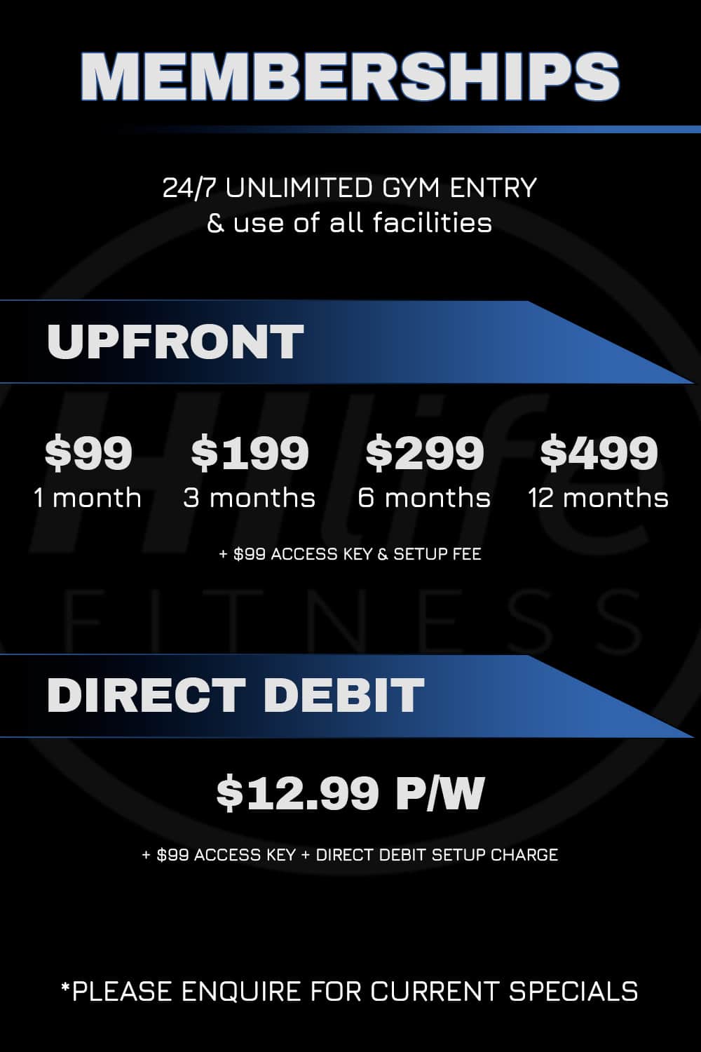 Hi Life Fitness | Membership Options & Pricing